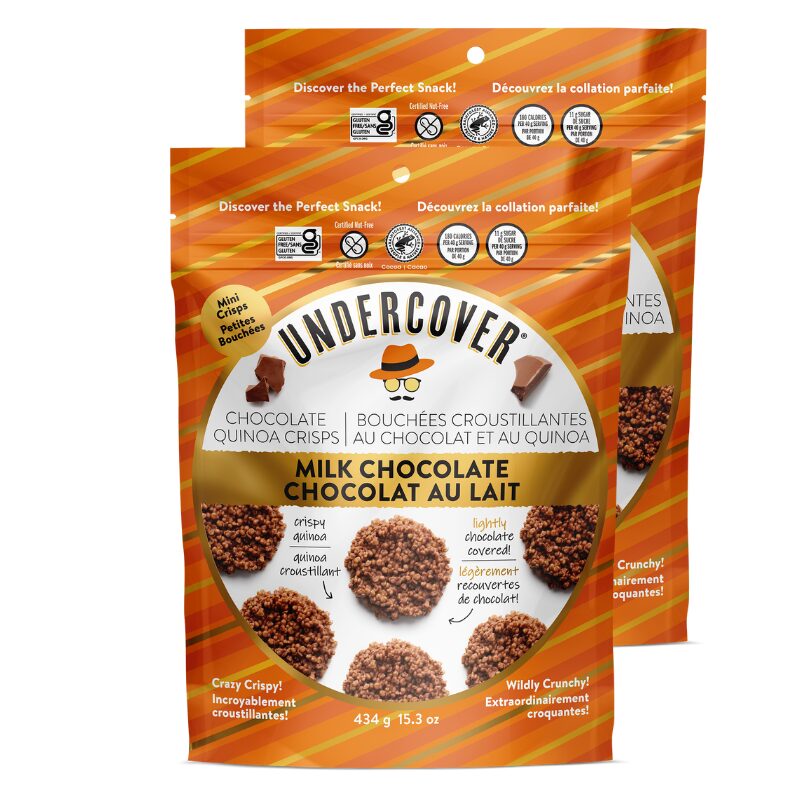 Milk Chocolate Mini Crisps2 Count-15.3oz Bags - Undercover Snacks
