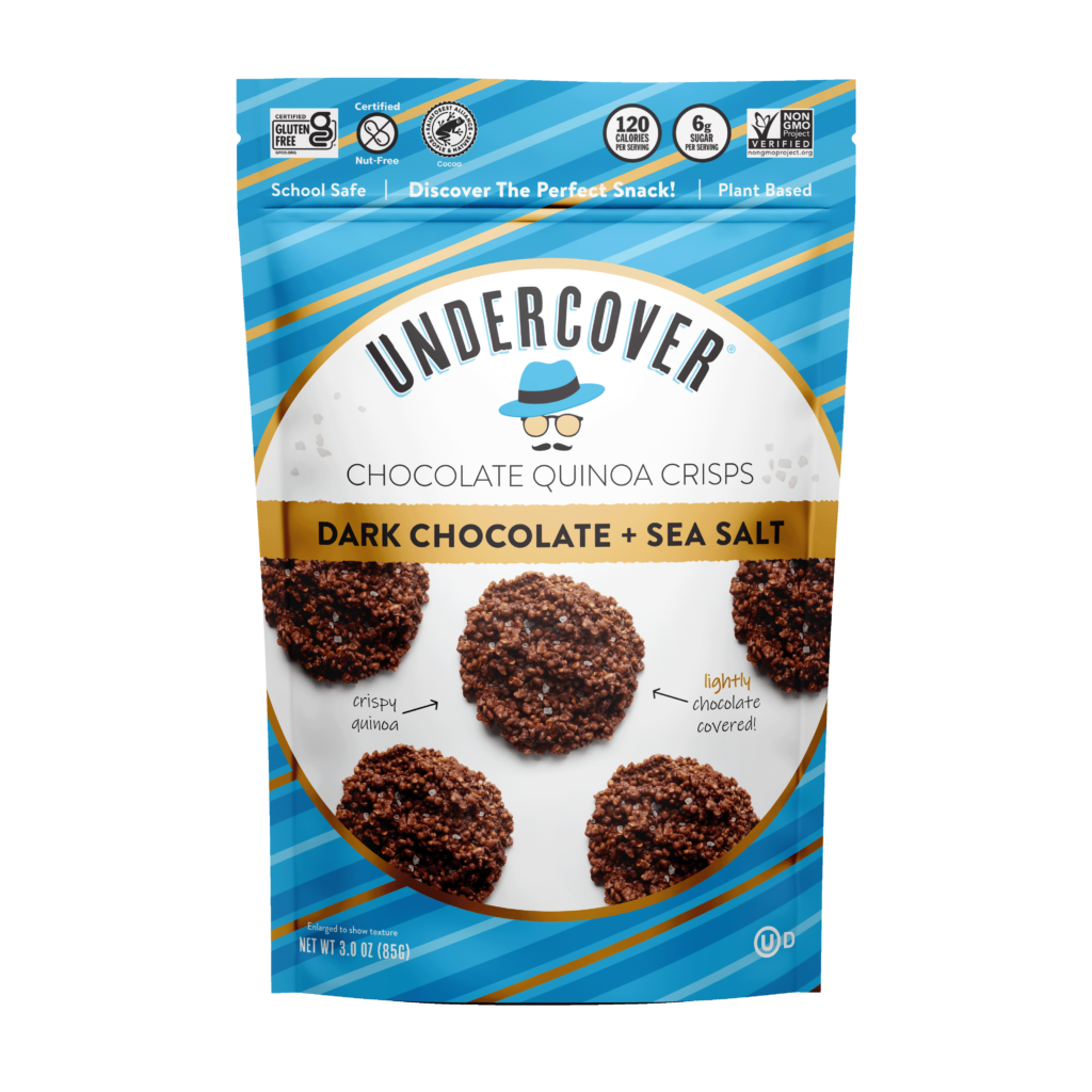 Dark Chocolate + Sea Salt Mini Crisps7 Count- 3oz Bags - Undercover Snacks